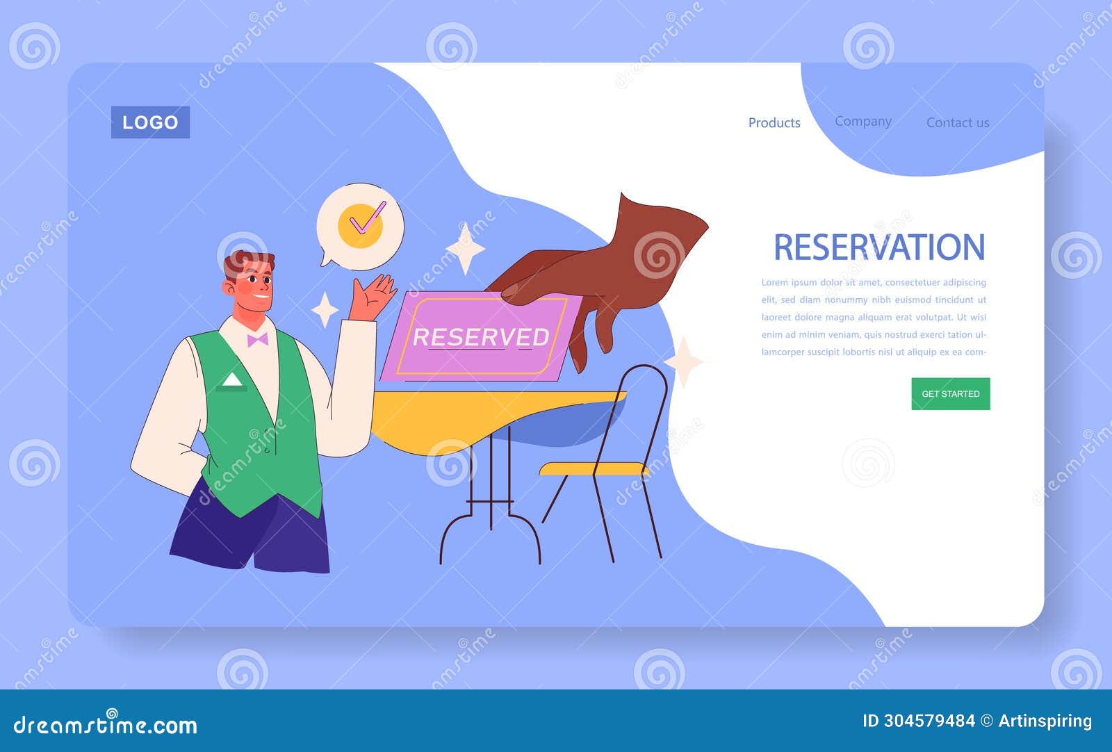 Venue Reservation Web or Landing. Seamless Booking Experience ...