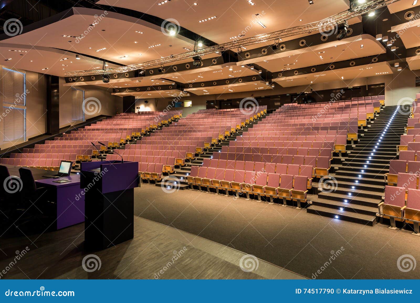 Venue for Wide Range of Lectures and Presentations Stock Photo - Image ...