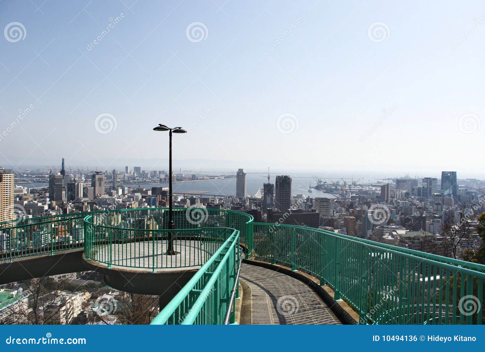 Venus Bridge and the Kobe Town S View Stock Photo - Image of lamp ...