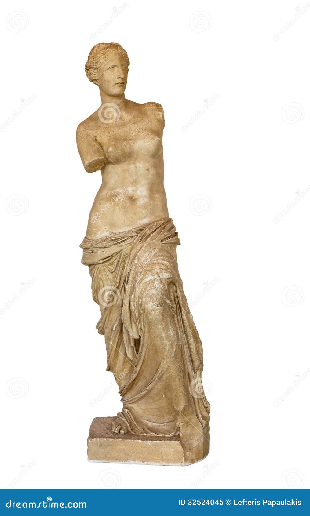 Venus De Milo Statue Isolated Stock Image Image Of Greece Antiquity