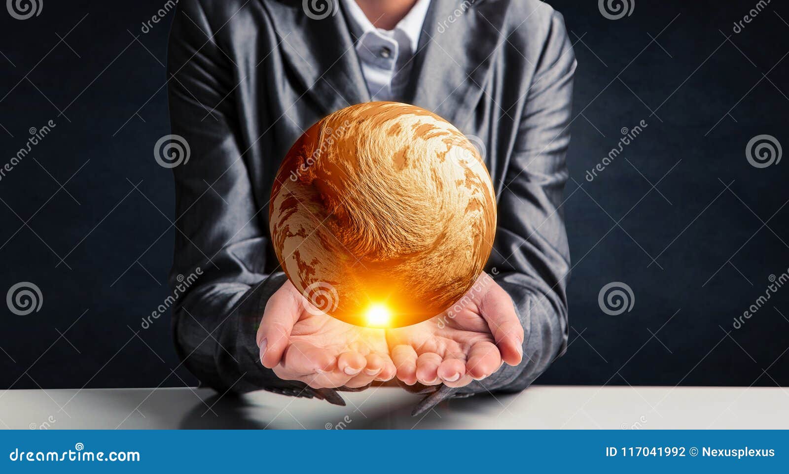 Venus planet in hand stock photo. Image of exploration - 117041992
