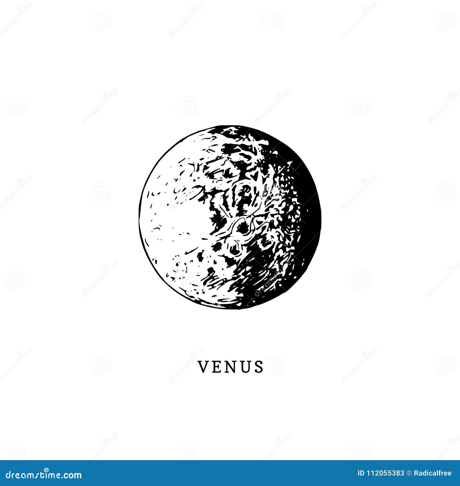 Venus Planet Drawing