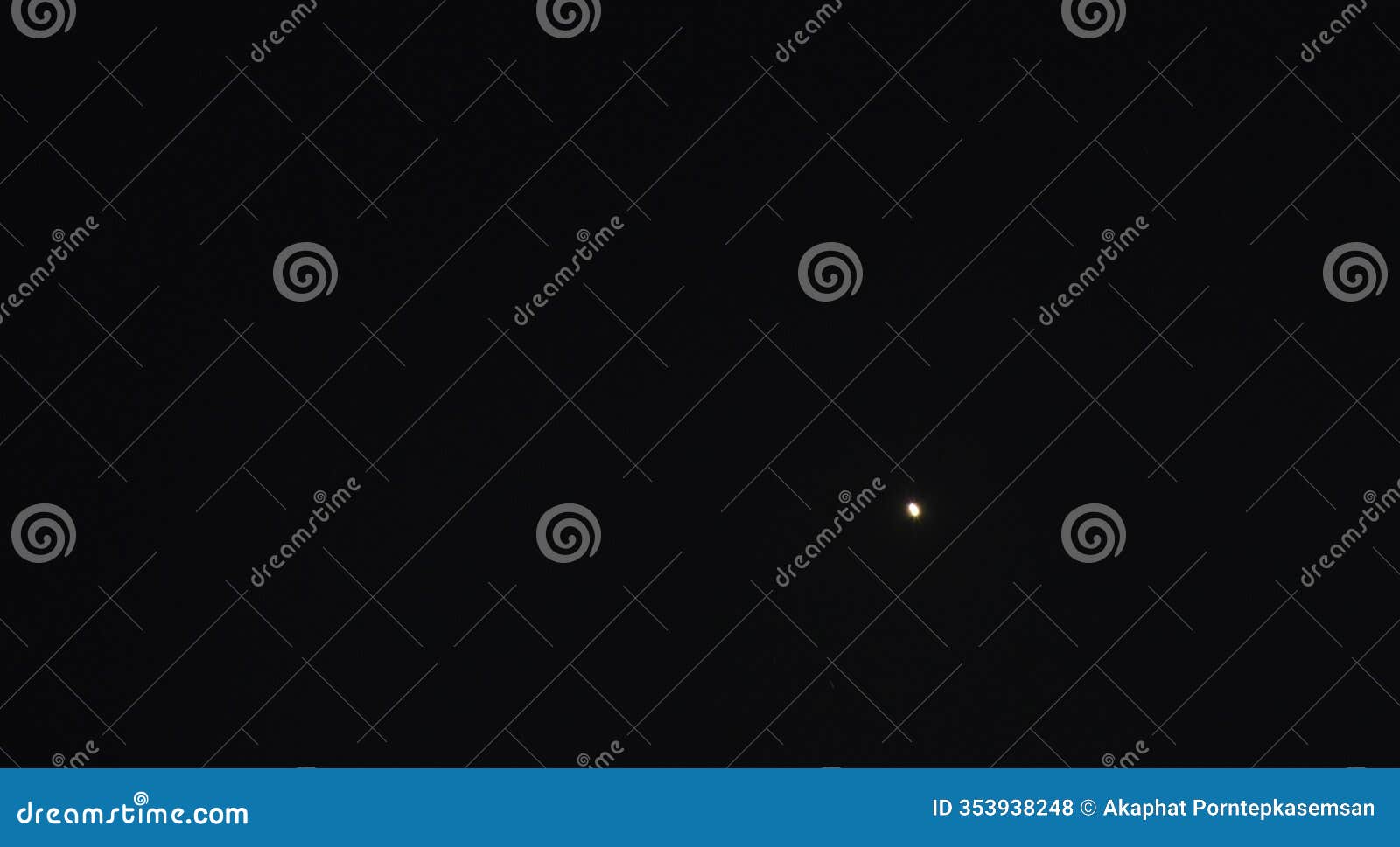 Venus Star Froating on Dark Sky in Night Stock Photo - Image of curve ...