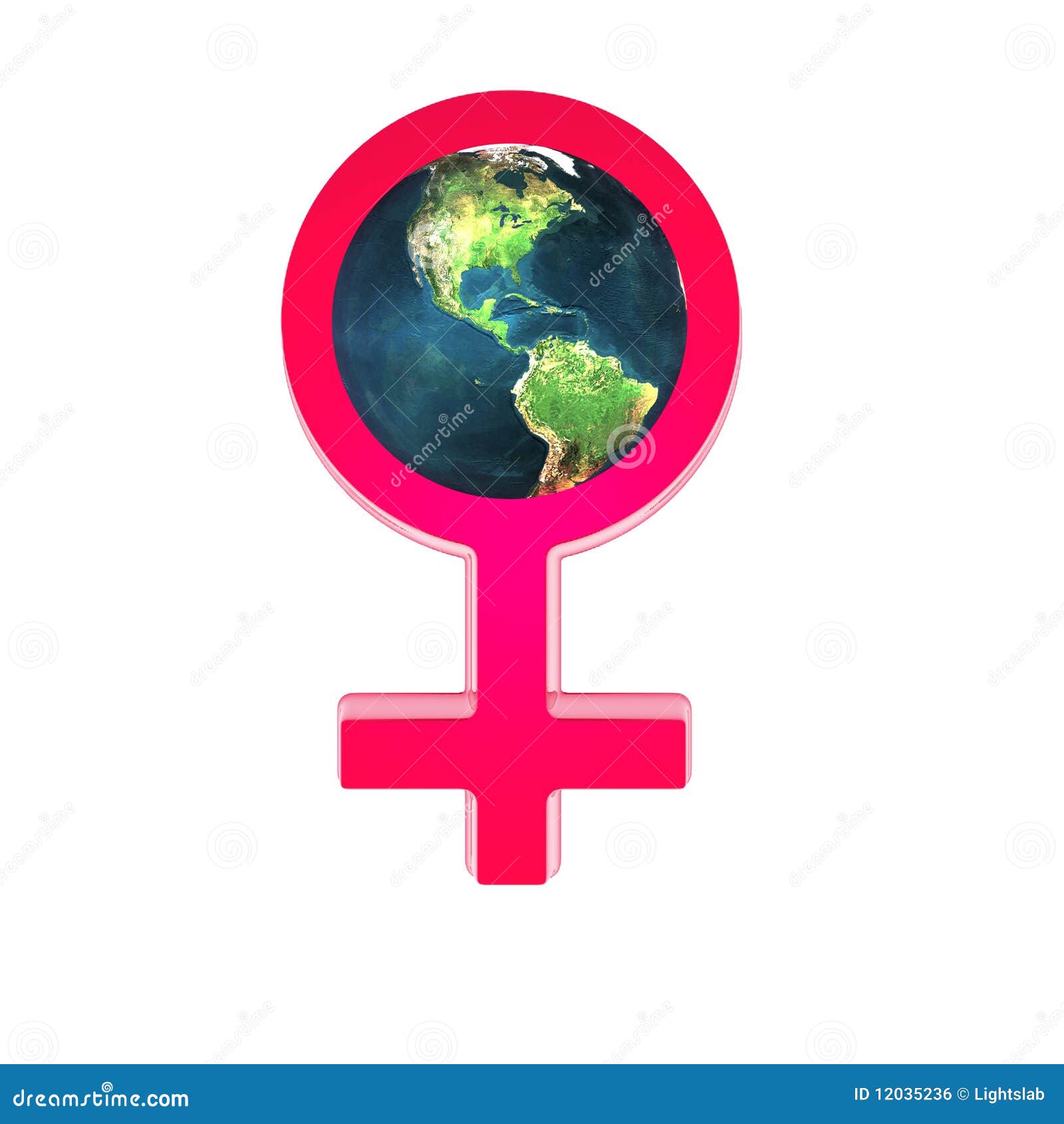 Venus Symbol Isolated on a White Stock Illustration - Illustration of ...