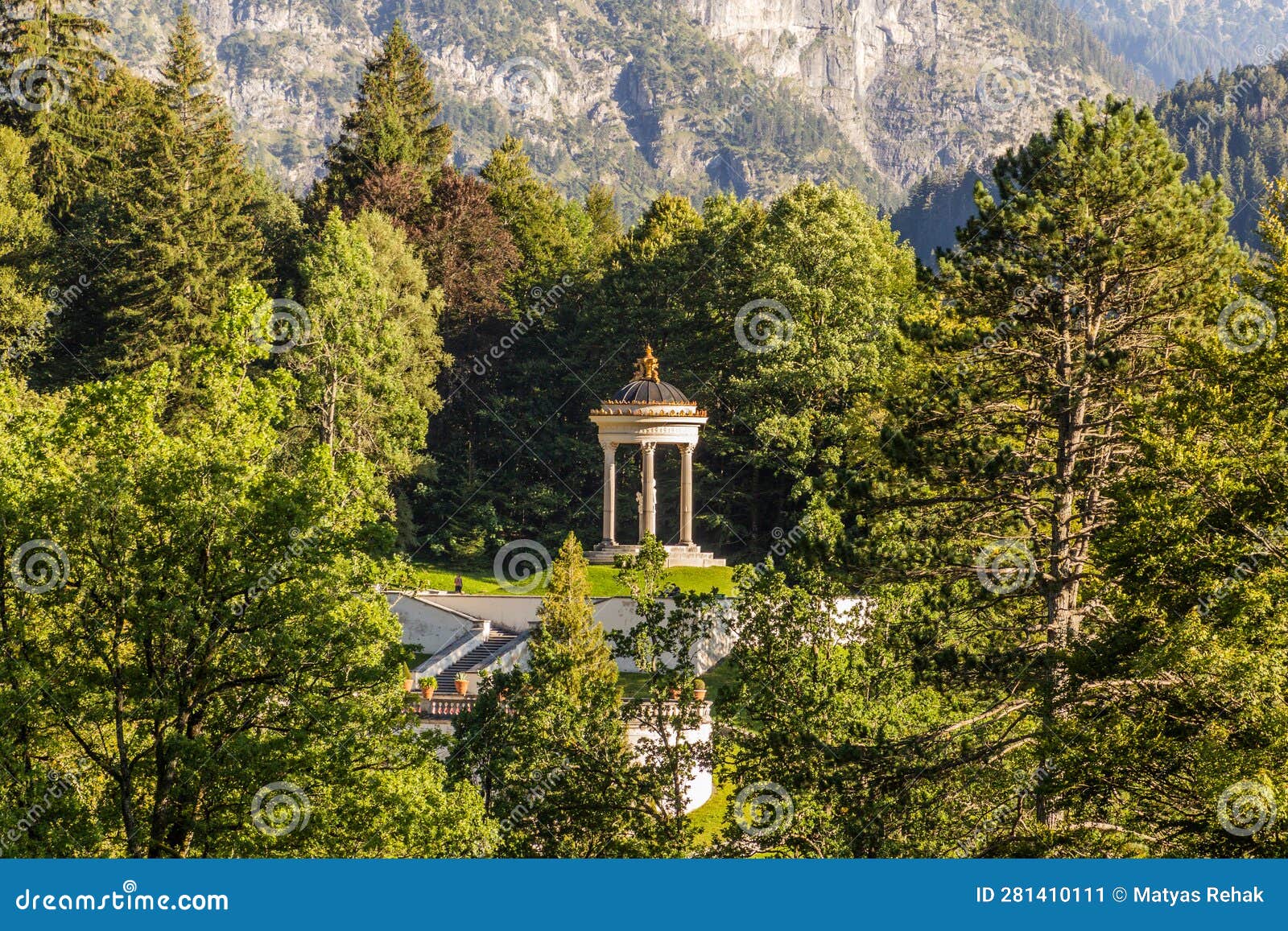 Venus Temple at Linderhof Palace, Bavaria State, German Stock Image ...