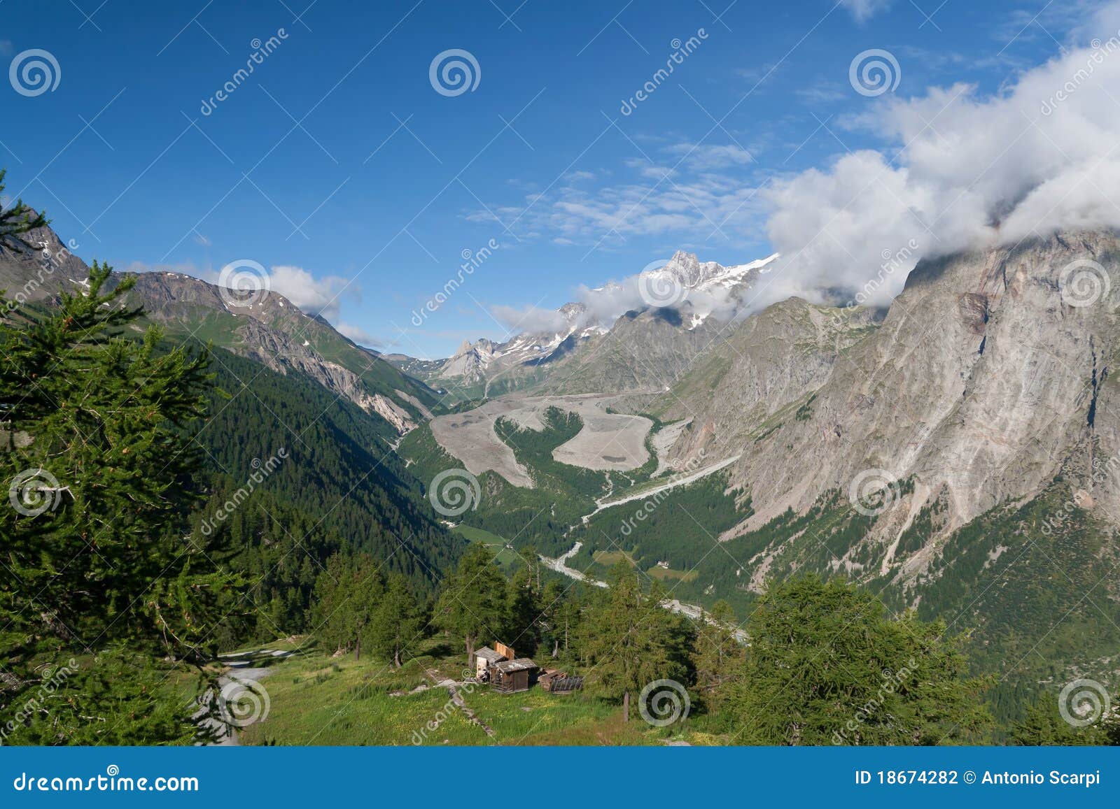 Veny valley on summer stock photo. Image of fresh, high - 18674282