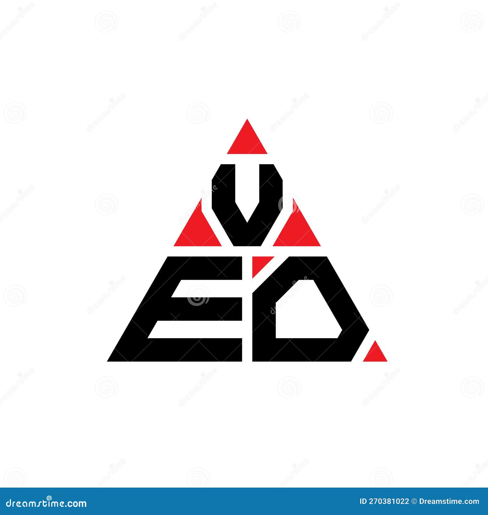 VEO Triangle Letter Logo Design with Triangle Shape. VEO Triangle Logo ...