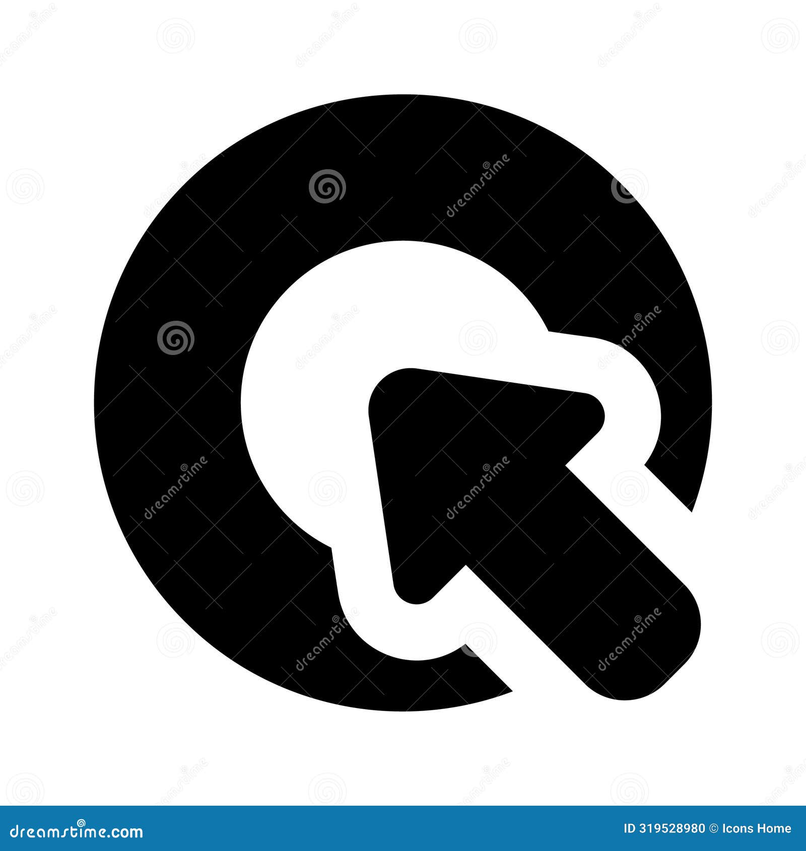 Ver Este Icono Creativo De Flecha Apuntando Listo Para Usar El Vector ...