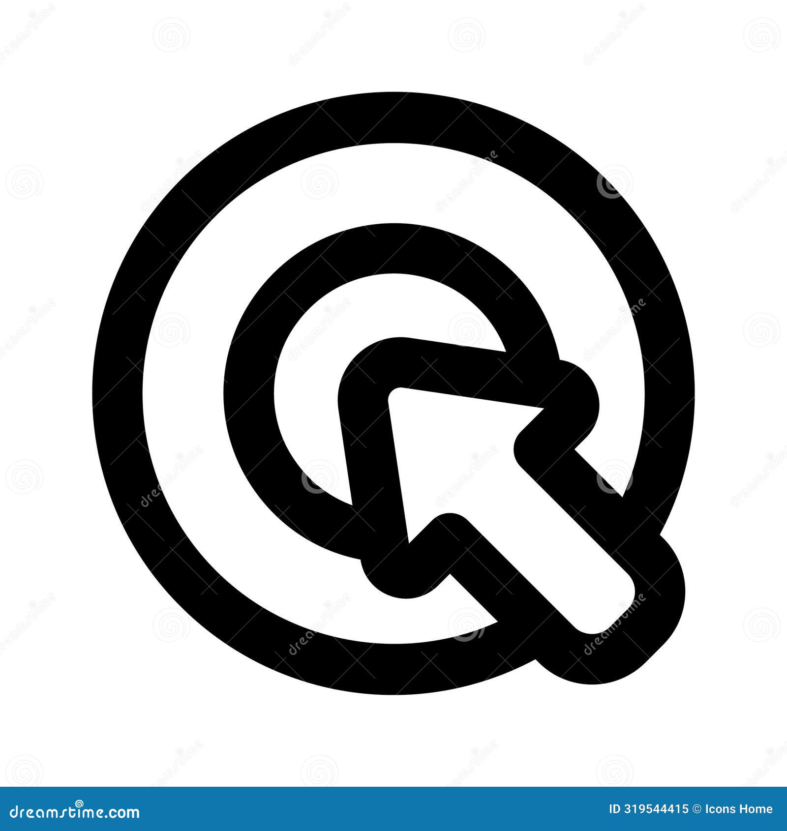 Ver Este Icono Creativo De Flecha Apuntando Listo Para Usar El Vector ...