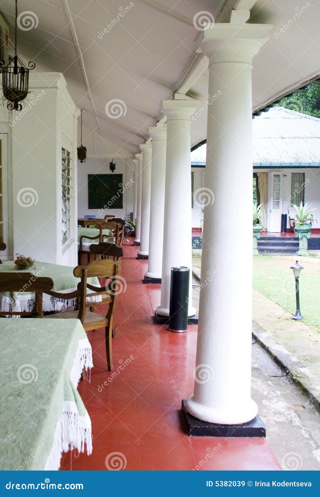 Verandah With Columns Picture. Image: 5382039