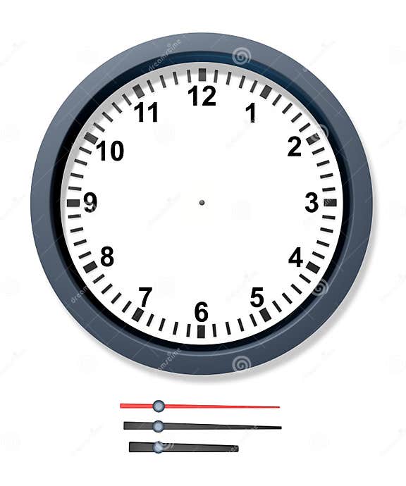 Verander de prikklok stock illustratie. Illustration of mechanisch ...