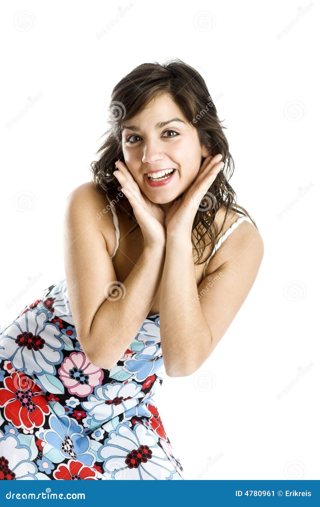 Verbaas vrouw stock afbeelding. Image of geïsoleerd, schoonheid - 4780961