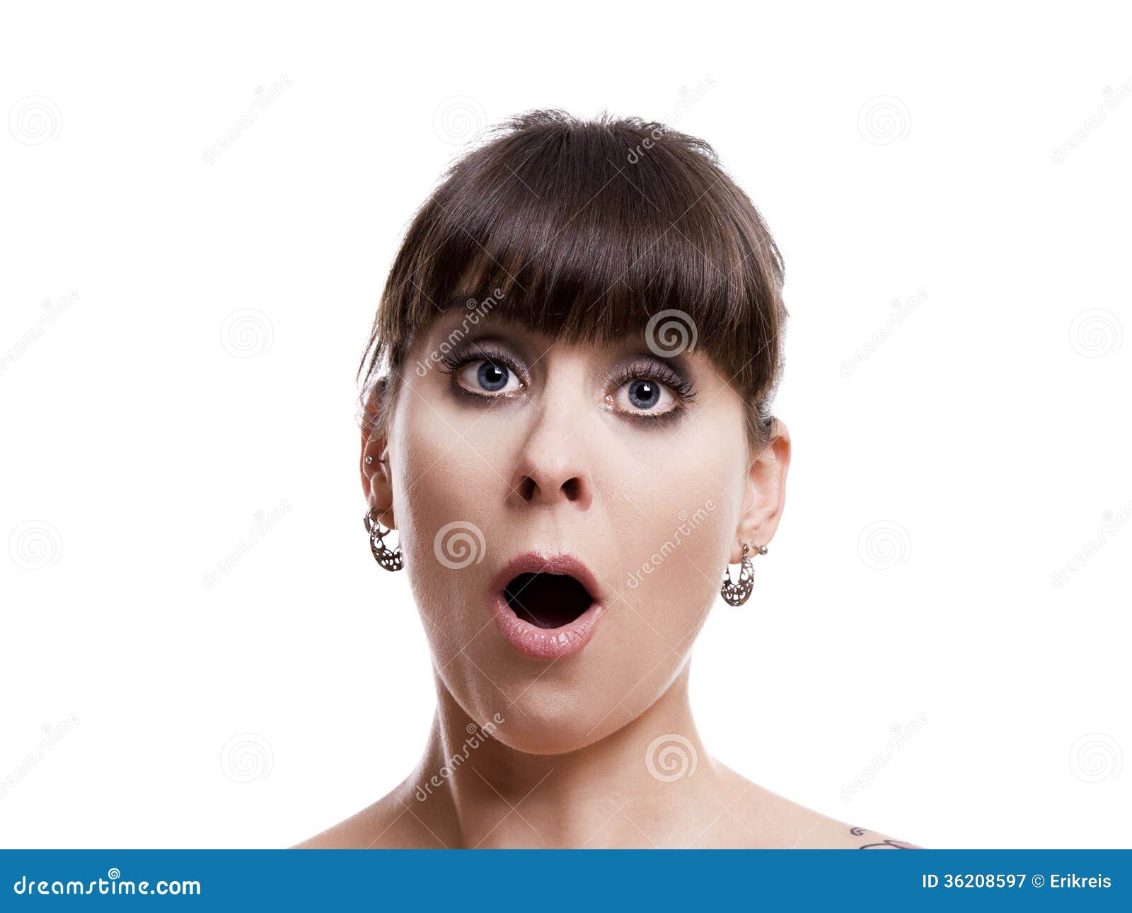 Verbaasd stock afbeelding. Image of schoonheid, wijfje - 36208597