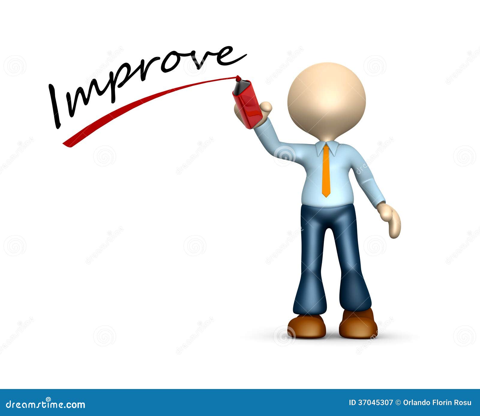 Verbeter stock illustratie. Illustration of kerel, cijfer - 37045307