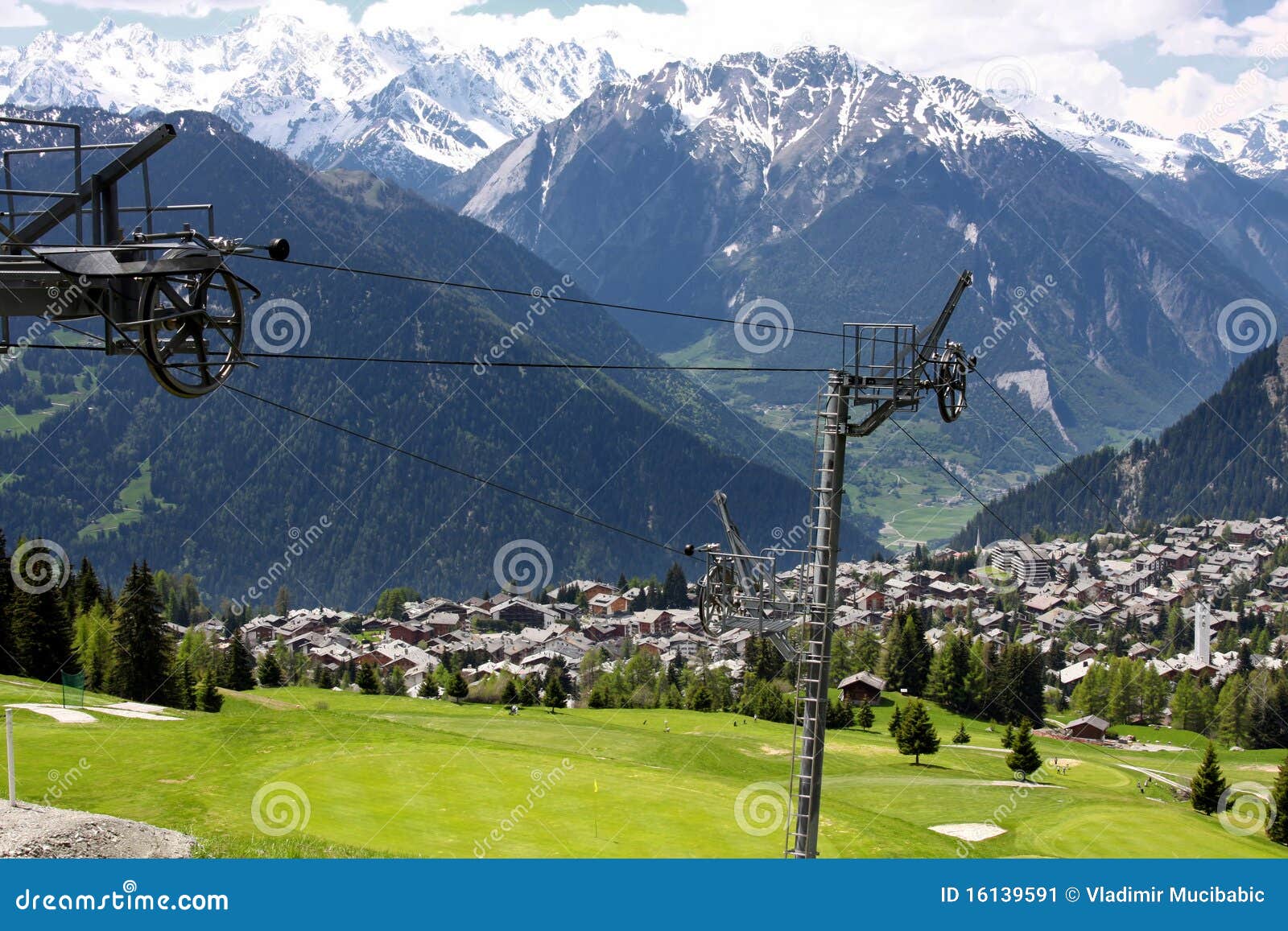 Verbier, Switzerland stock image. Image of mountain, scenery - 16139591