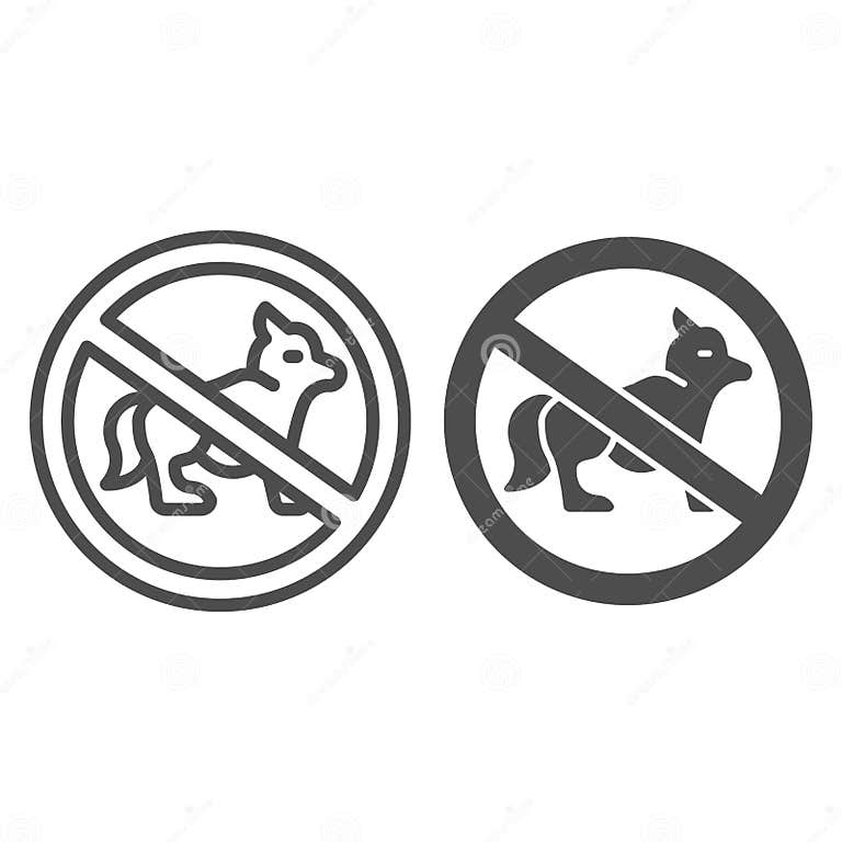 Verbod Op Het Lopen Hondenlijn En Stevig Pictogram Aquapark Concept ... Verbod Op Het Lopen Hondenlijn En Stevig Pictogram Aquapark Concept ...
