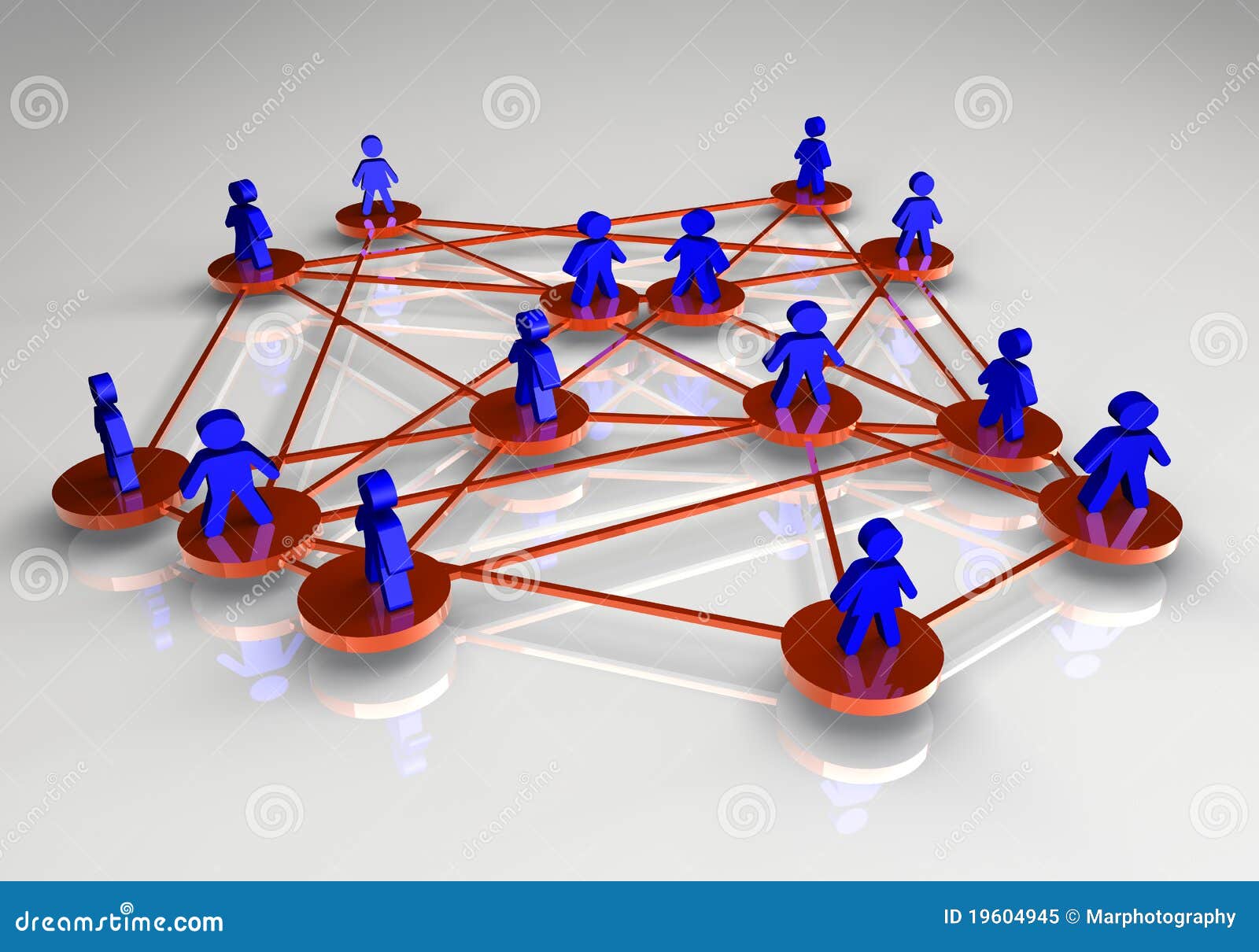 Verbonden concept mensen stock illustratie. Illustration of verbind ...