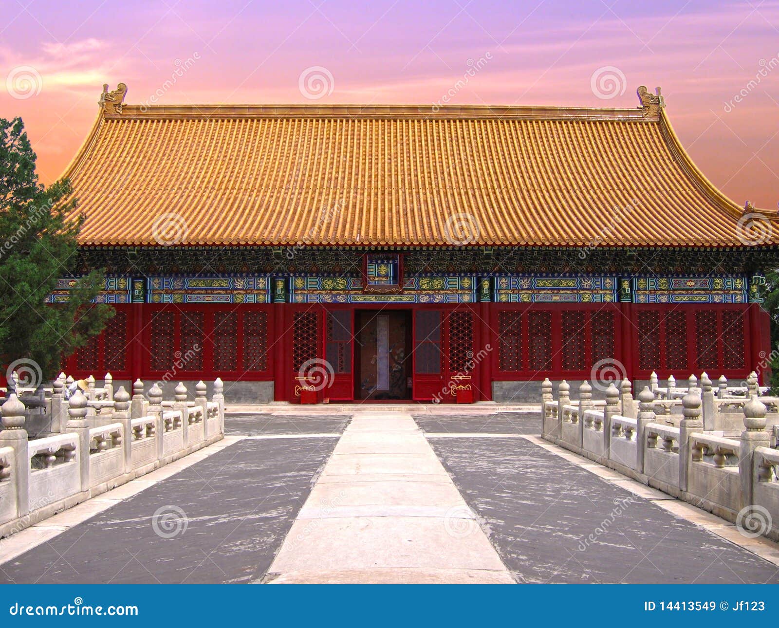 Verbotene Stadt in Peking stockbild. Bild von gatter - 14413549