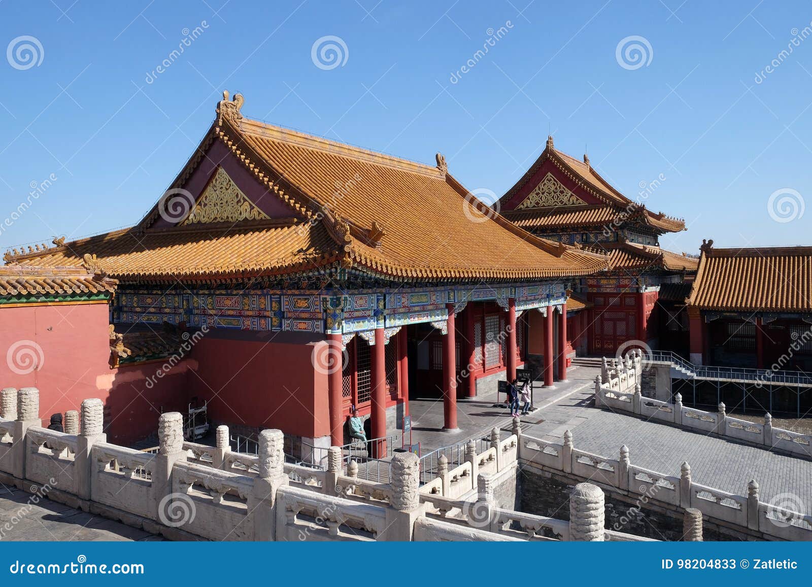 Verbotene Stadt, Peking redaktionelles stockfoto. Bild von porzellan ...
