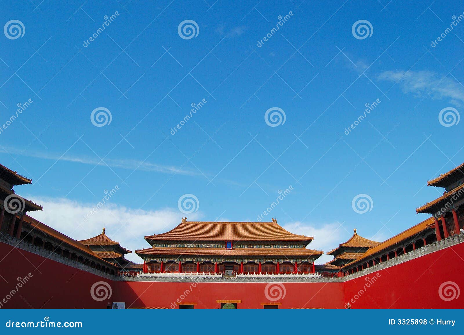Verbotene Stadt, Peking China Stockfoto - Bild von geschichte, tourist ...