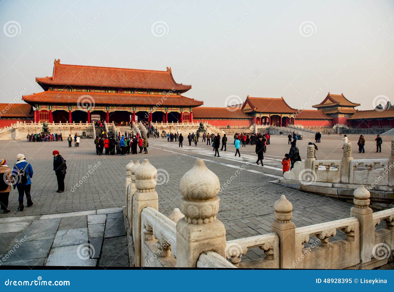 Verbotene Stadt Peking, China Redaktionelles Bild - Bild von gebäude ...