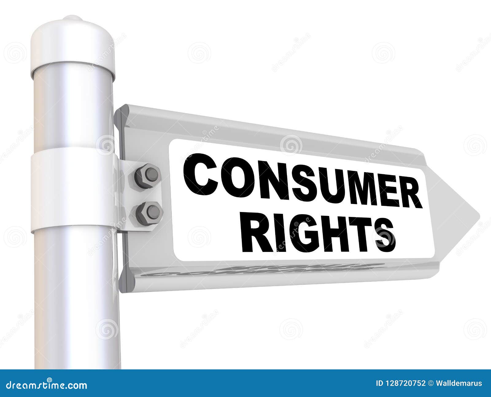 Verbraucher-Rechte Weisenkennzeichen Stock Abbildung - Illustration von ...