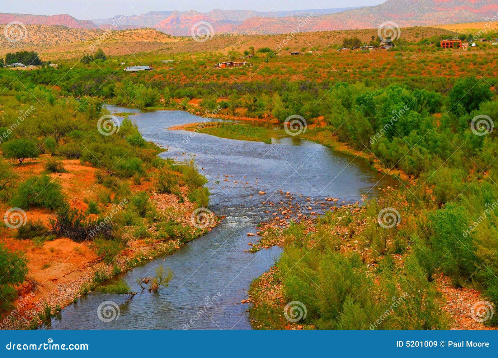 Verde River Valley stock image. Image of scenics, culture - 5201009