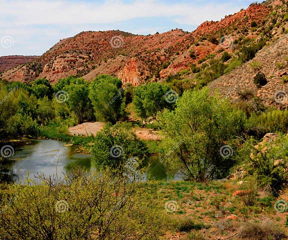 Verde River Valley stock image. Image of travel, mountain - 275317505