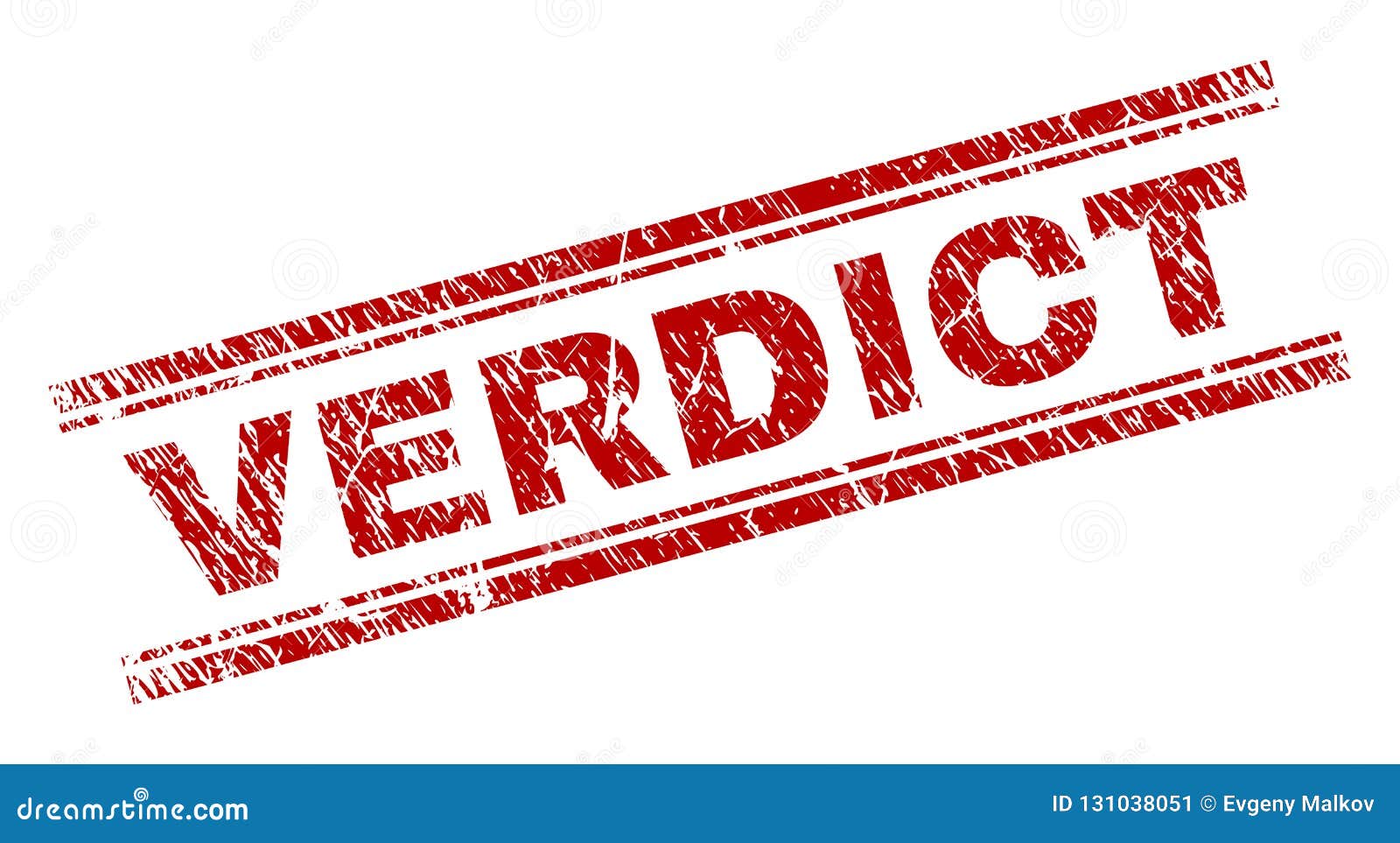 Scratched Textured VERDICT Stamp Seal Stock Vector - Illustration of ...