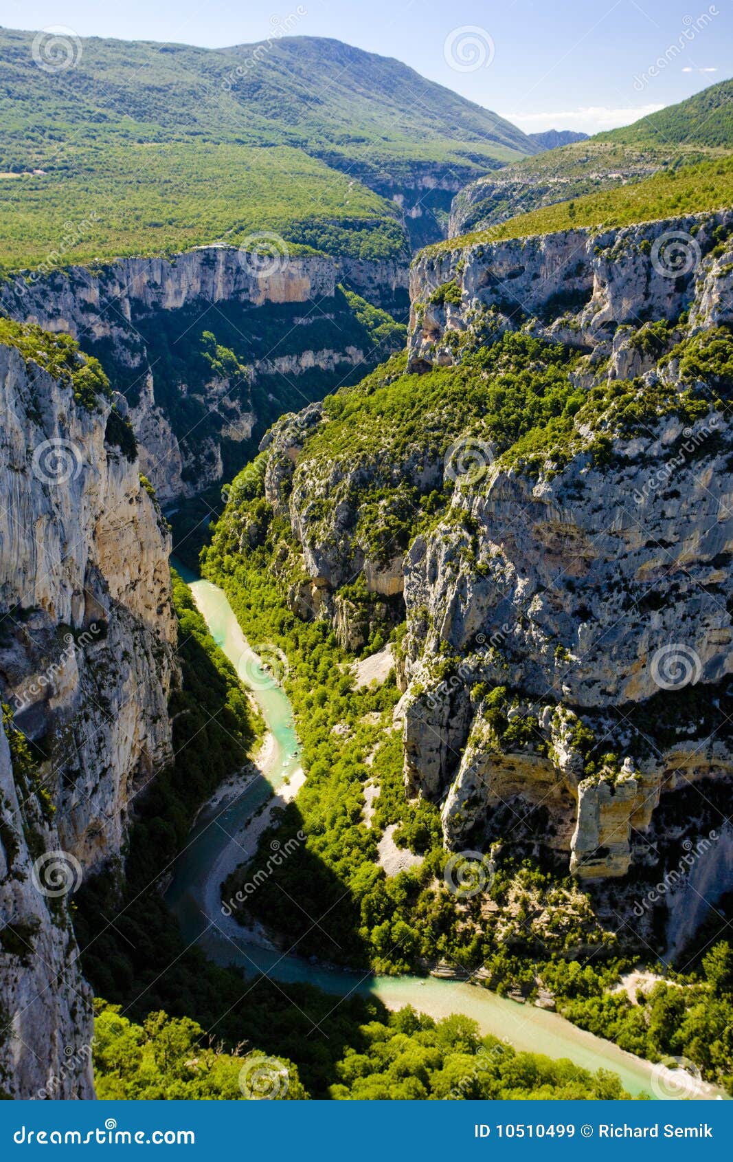 Verdon Gorge stock image. Image of haute, river, scenic - 10510499