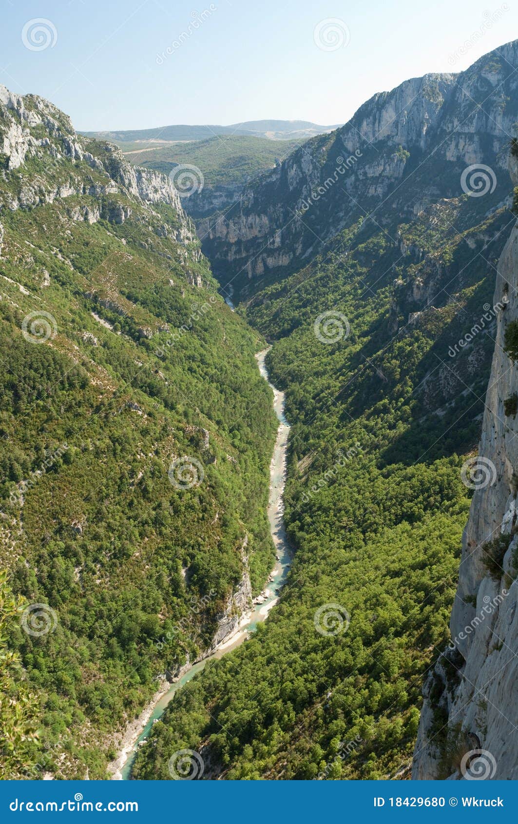 Verdon gorge stock photo. Image of cote, europe, river - 18429680