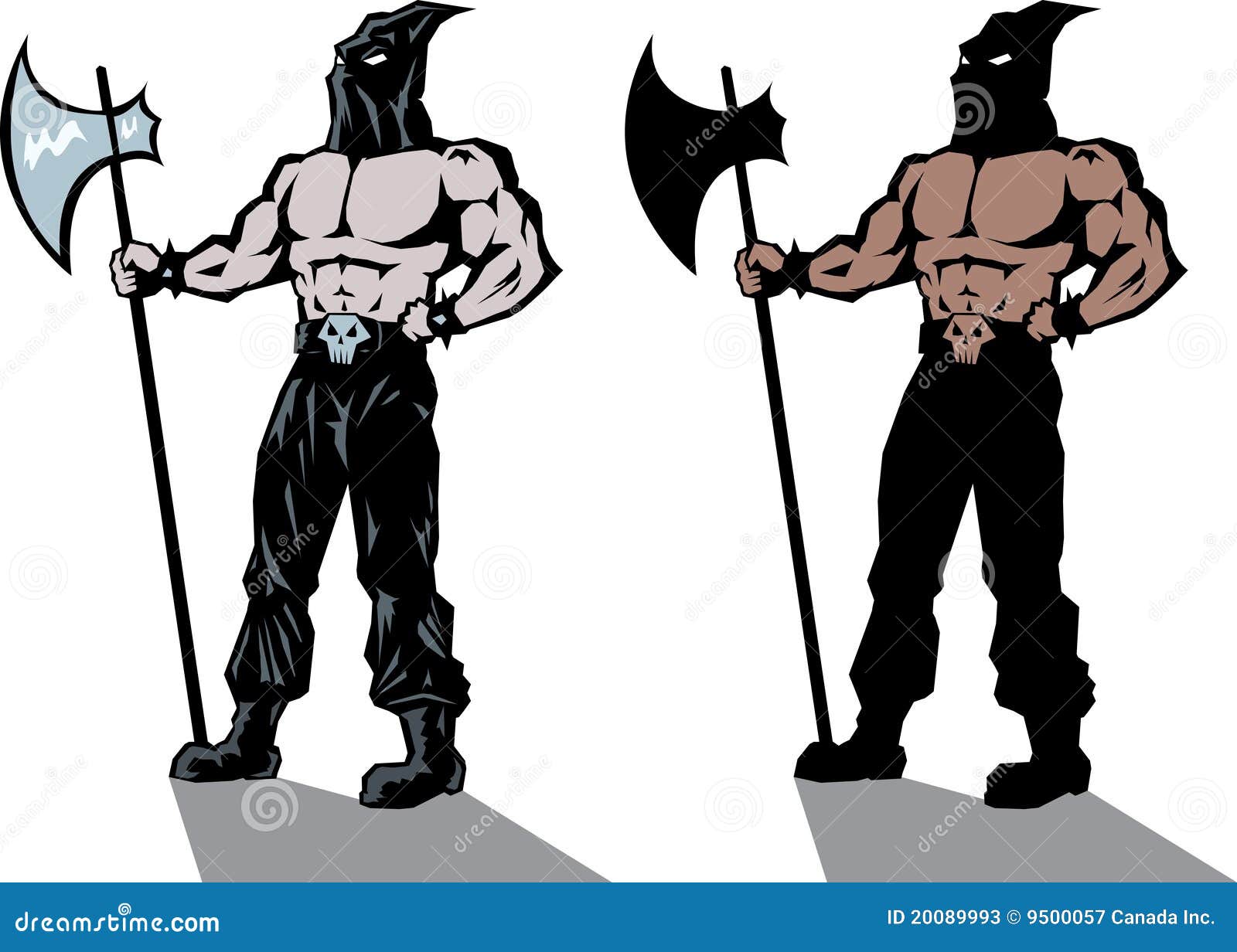 Verdugo stock de ilustración. Ilustración de muscular - 20089993