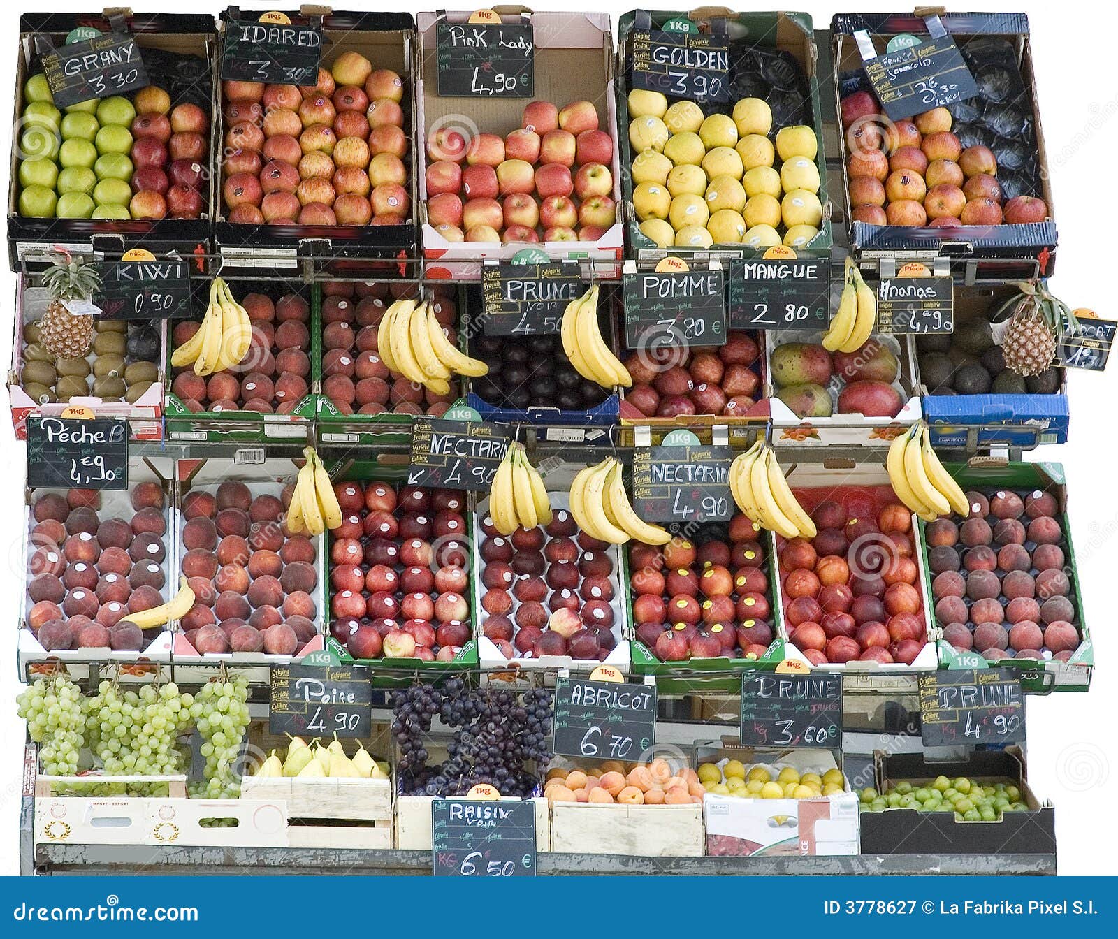 Verdulero imagen de archivo. Imagen de fruta, fondos, departamento ...