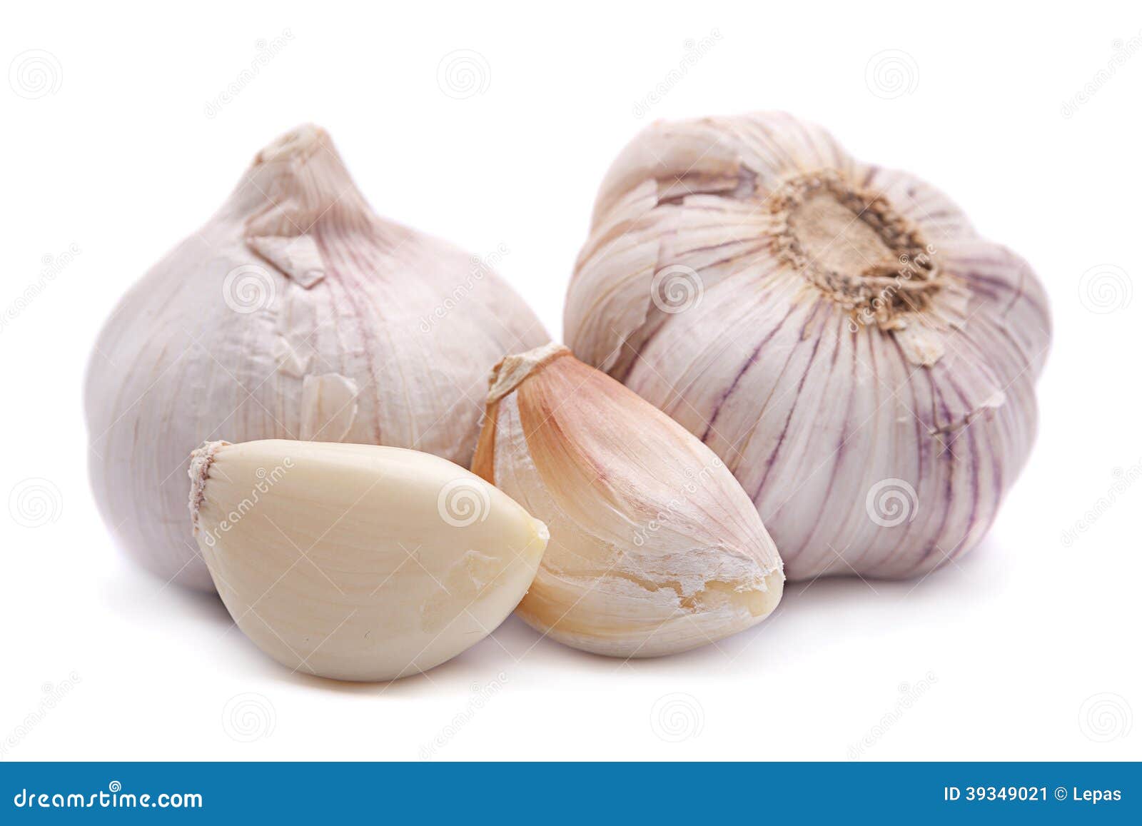 Verdura del ajo en blanco imagen de archivo. Imagen de verde - 39349021