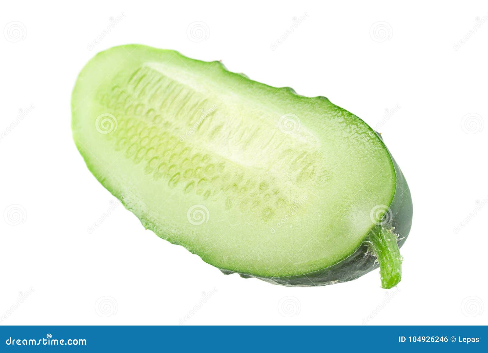 Verdura Del Pepino En Blanco Foto de archivo - Imagen de jugoso ...