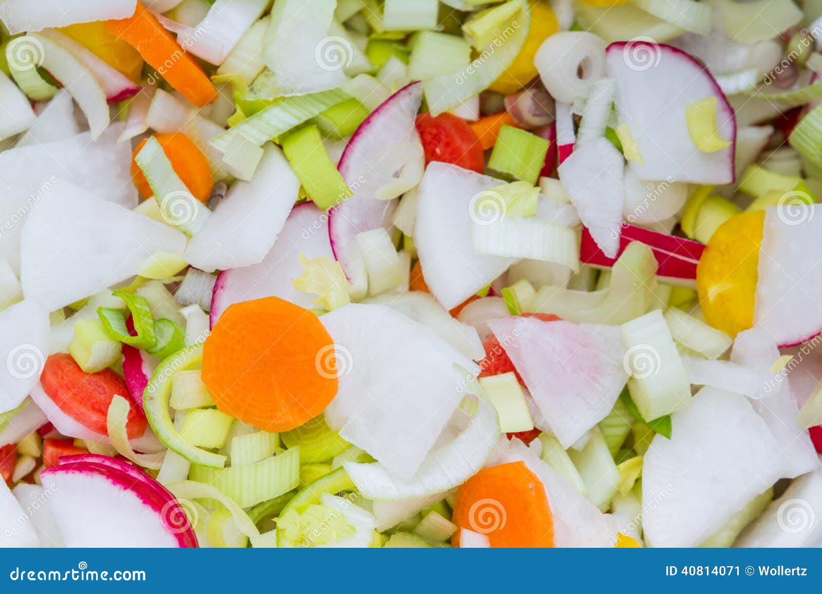 Verduras Cortadas, Mezcladas Imagen de archivo - Imagen de localmente ...