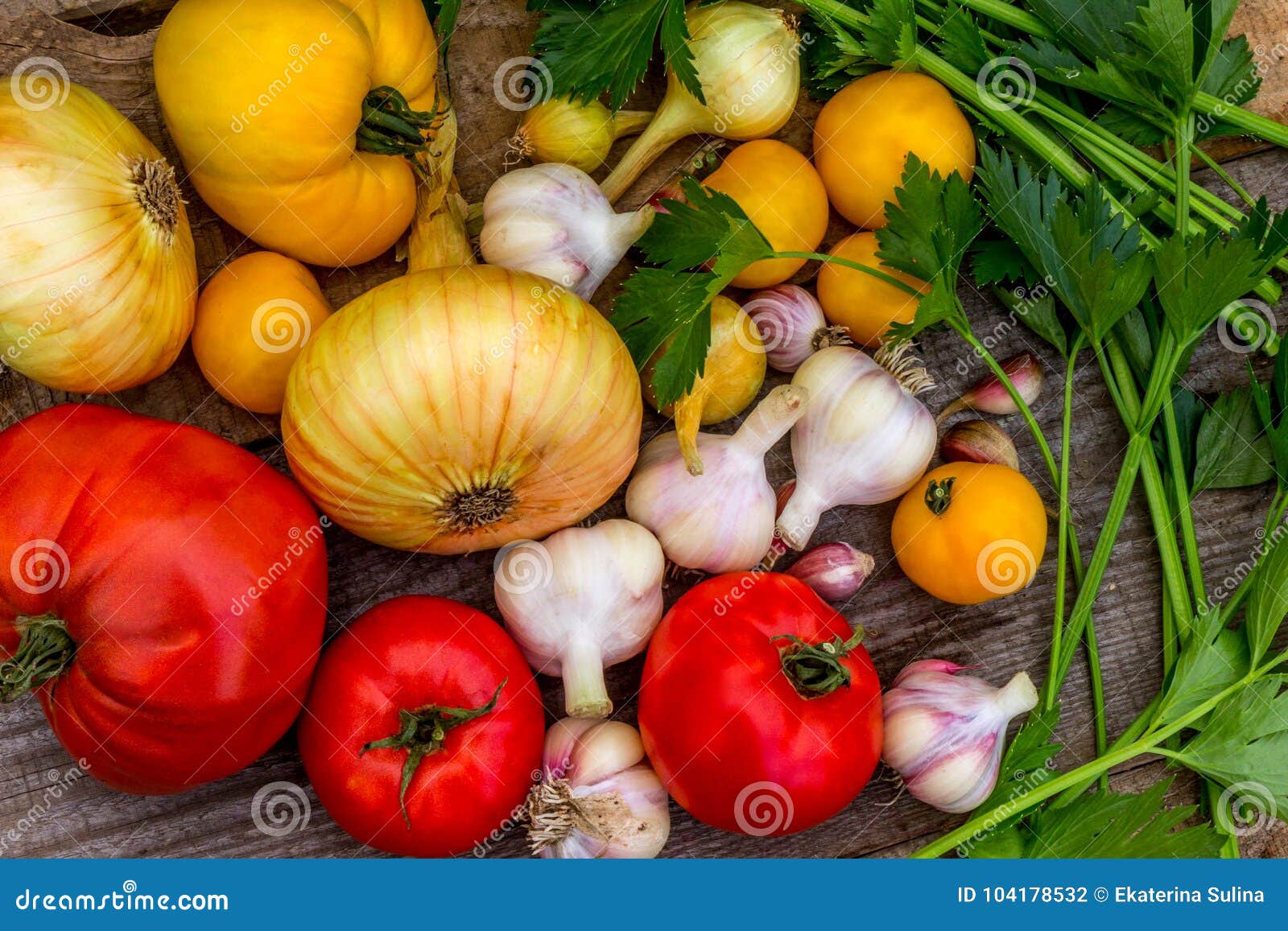 Verduras Naturales Del Jardín Foto de archivo - Imagen de comer ...