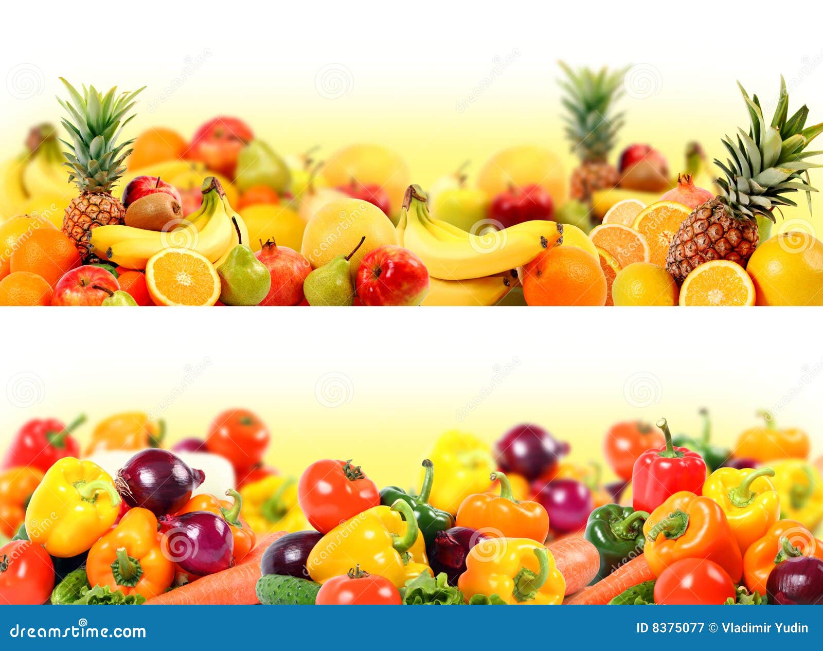 Verdure E Composizione Nella Frutta Immagine Stock - Immagine di banana ...