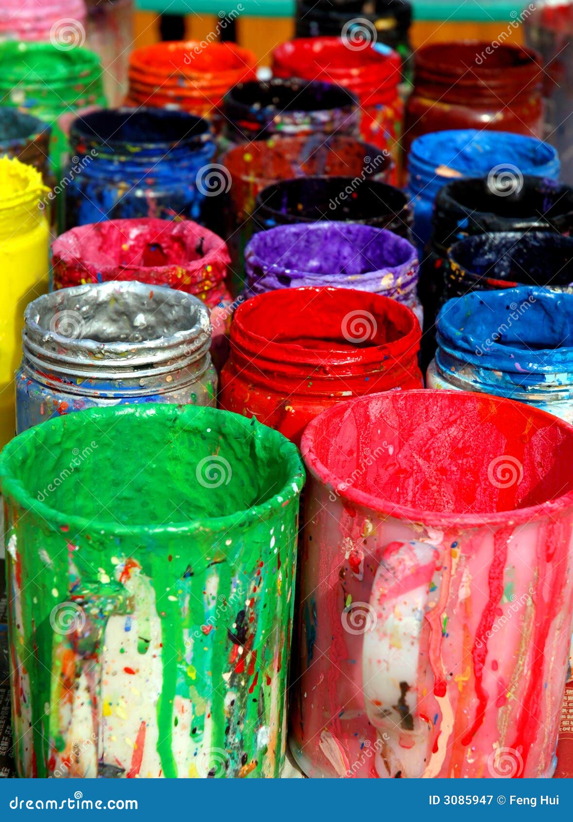 Verf stock afbeelding. Image of versieren, penselen, verfraai - 3085947