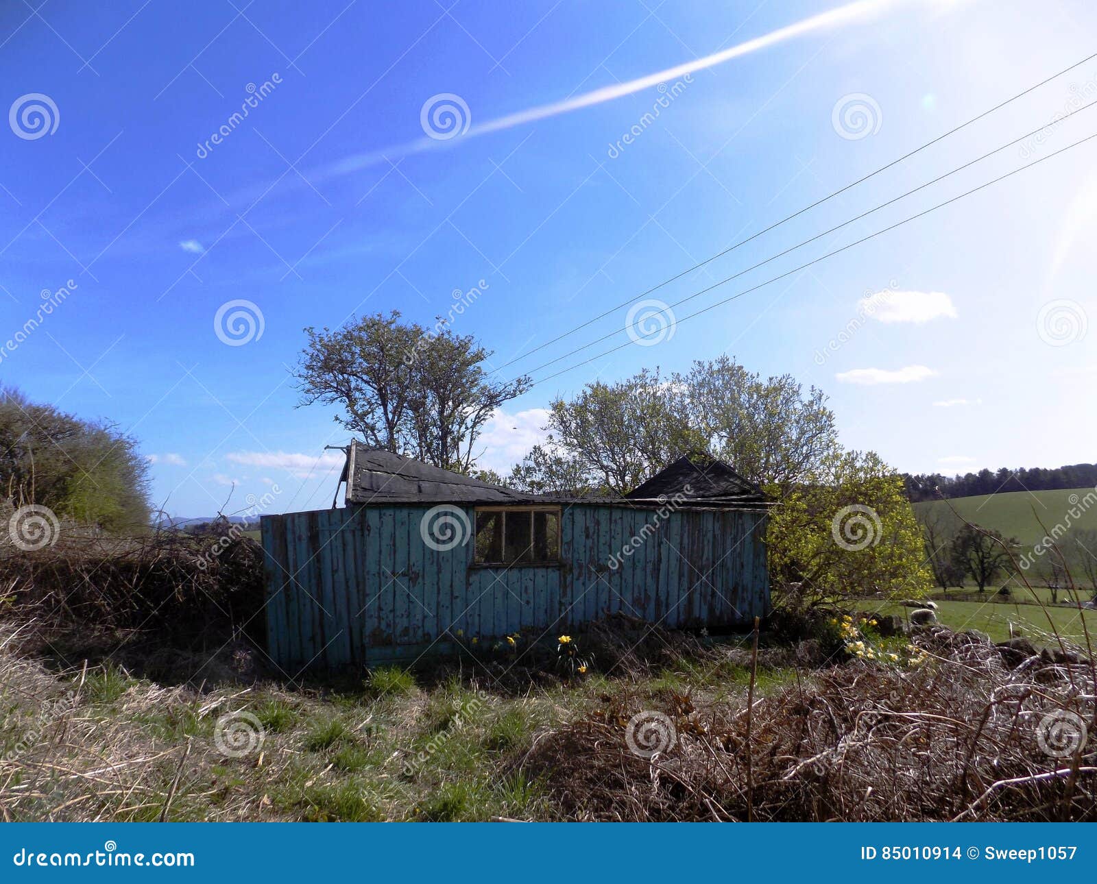 Verfallene Altes Land Scheune Redaktionelles Stockbild - Bild von ...