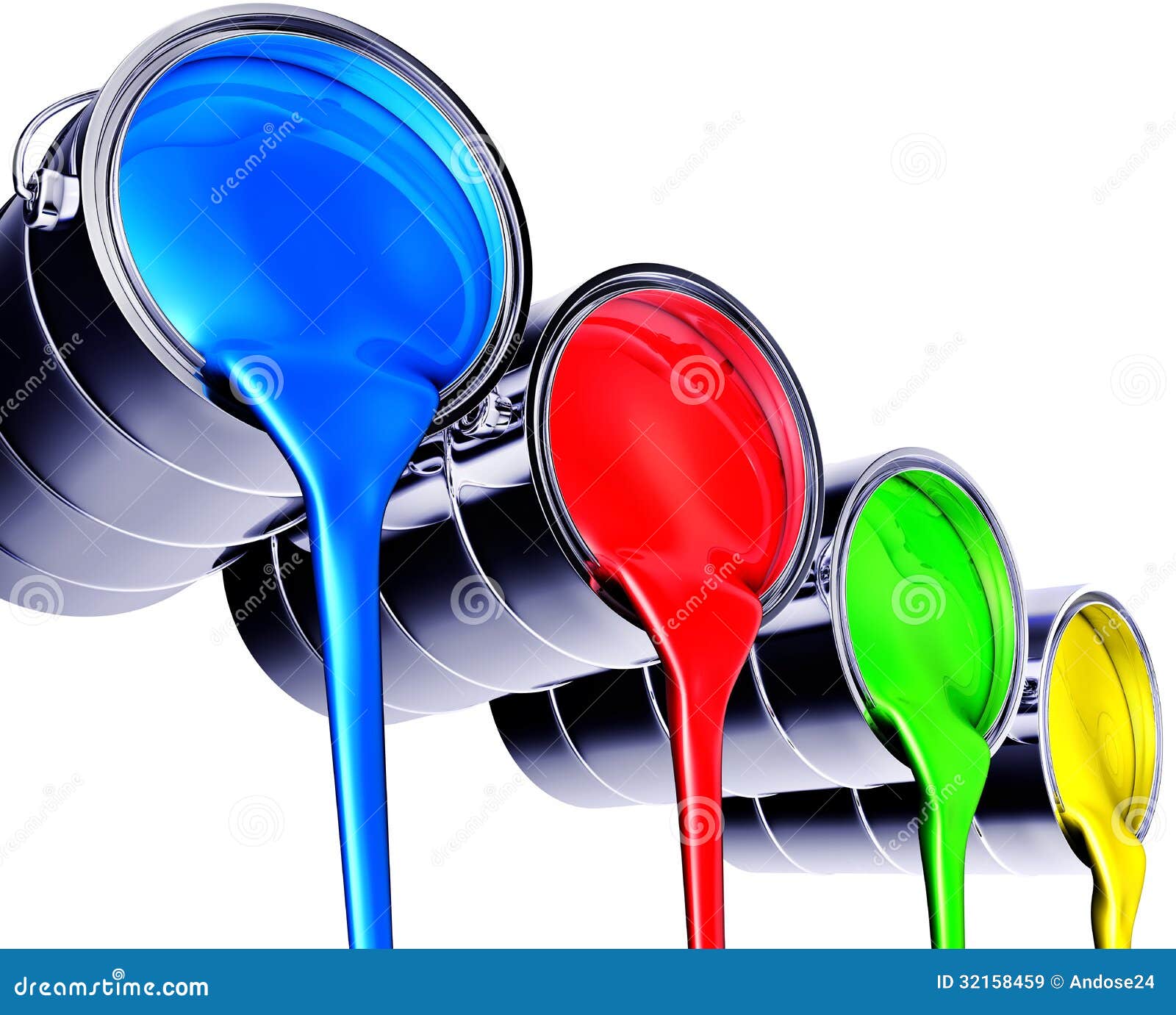 Verfpotten stock illustratie. Illustration of compensatie - 32158459