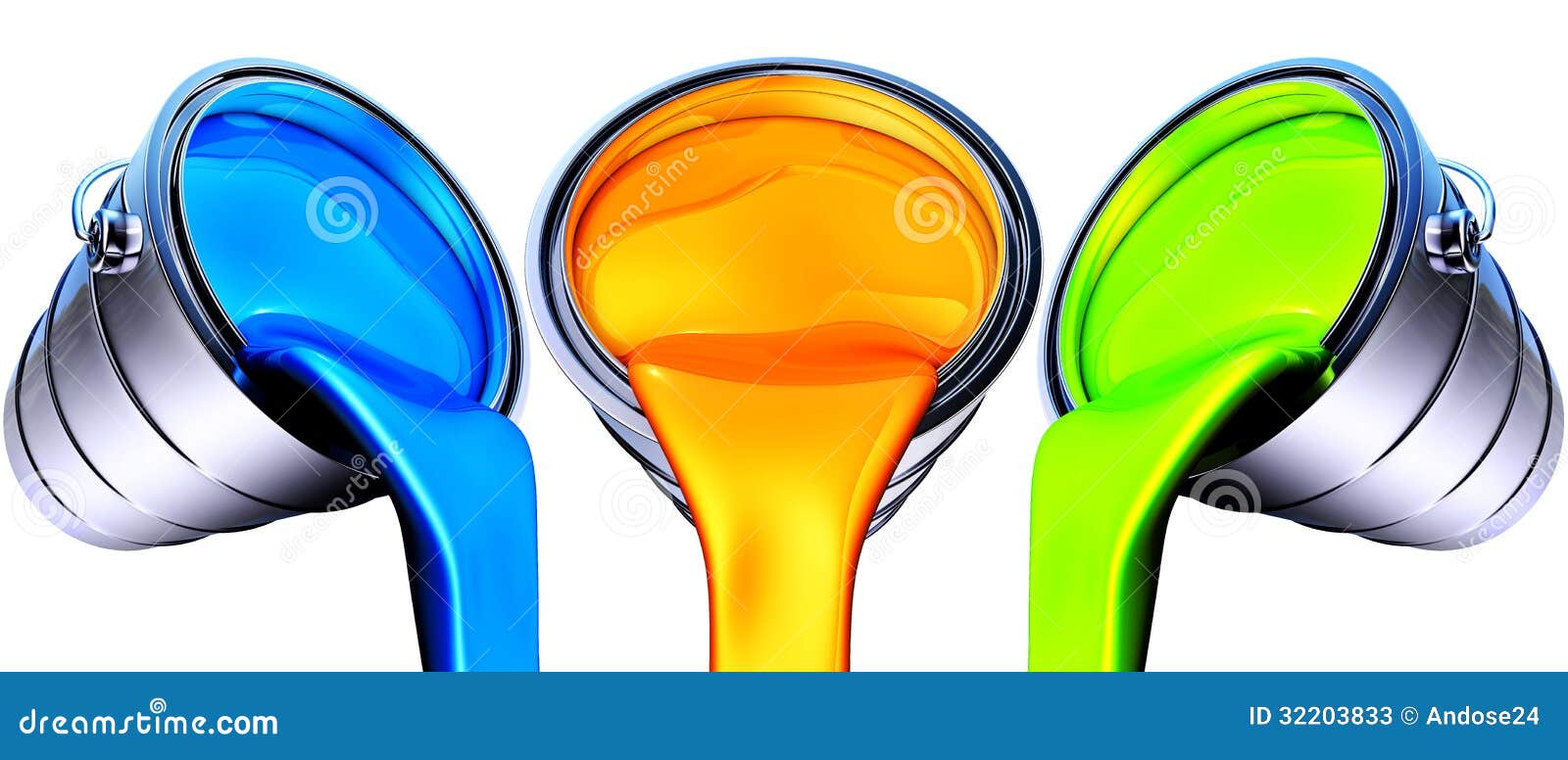 Verfpotten stock illustratie. Illustration of mengeling - 32203833