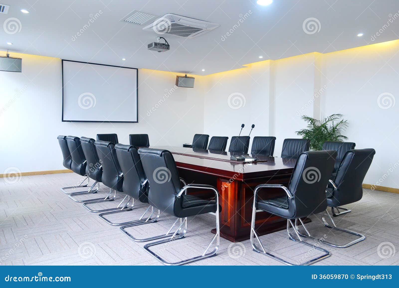 Vergaderzaal stock foto. Image of meubilair, commercieel - 36059870