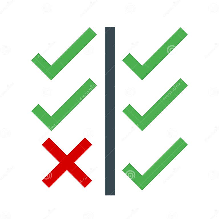 Vergleich vektor abbildung. Illustration von tabelle - 79834249