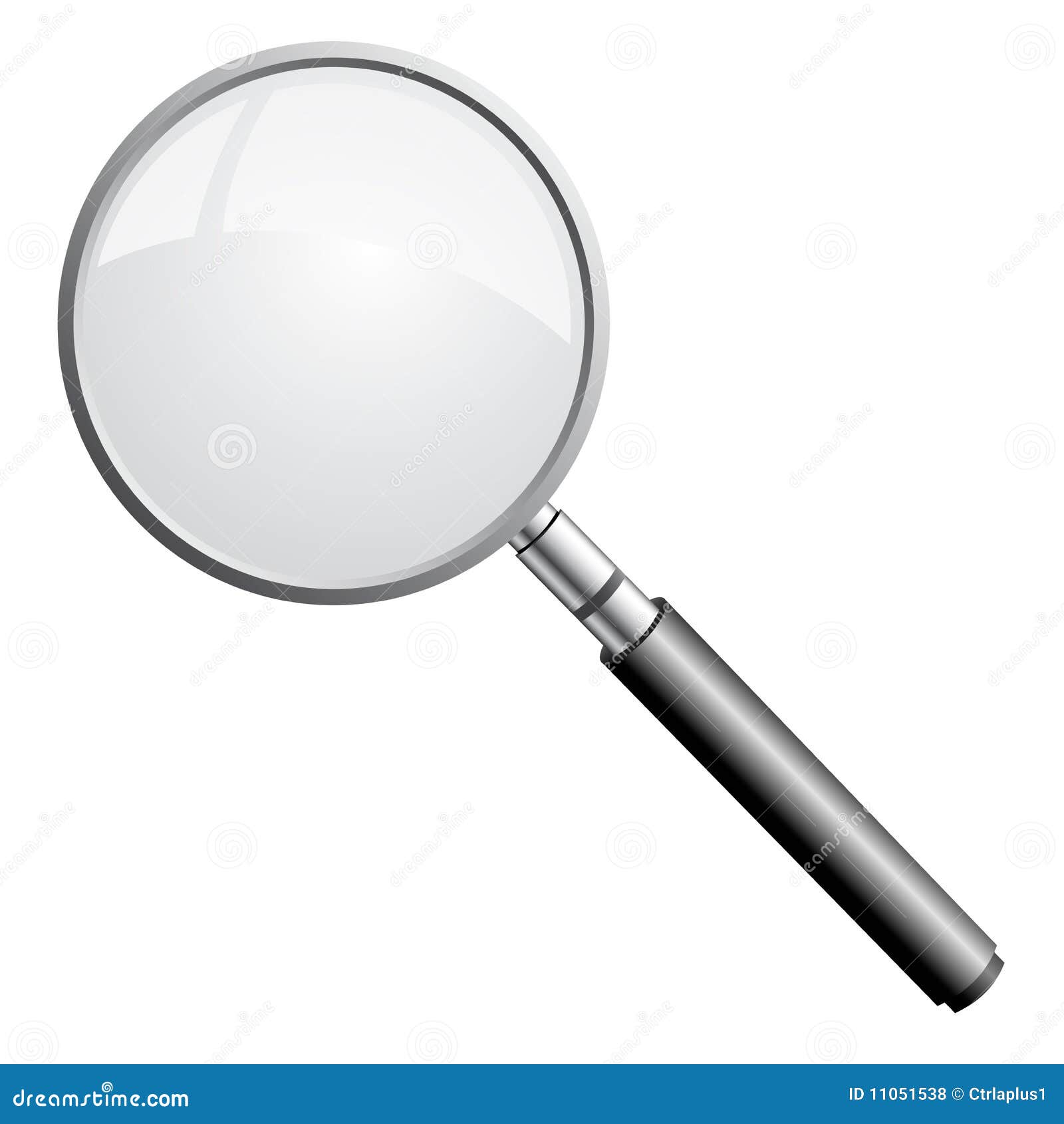 Vergrootglas vector illustratie. Illustration of gezoem - 11051538