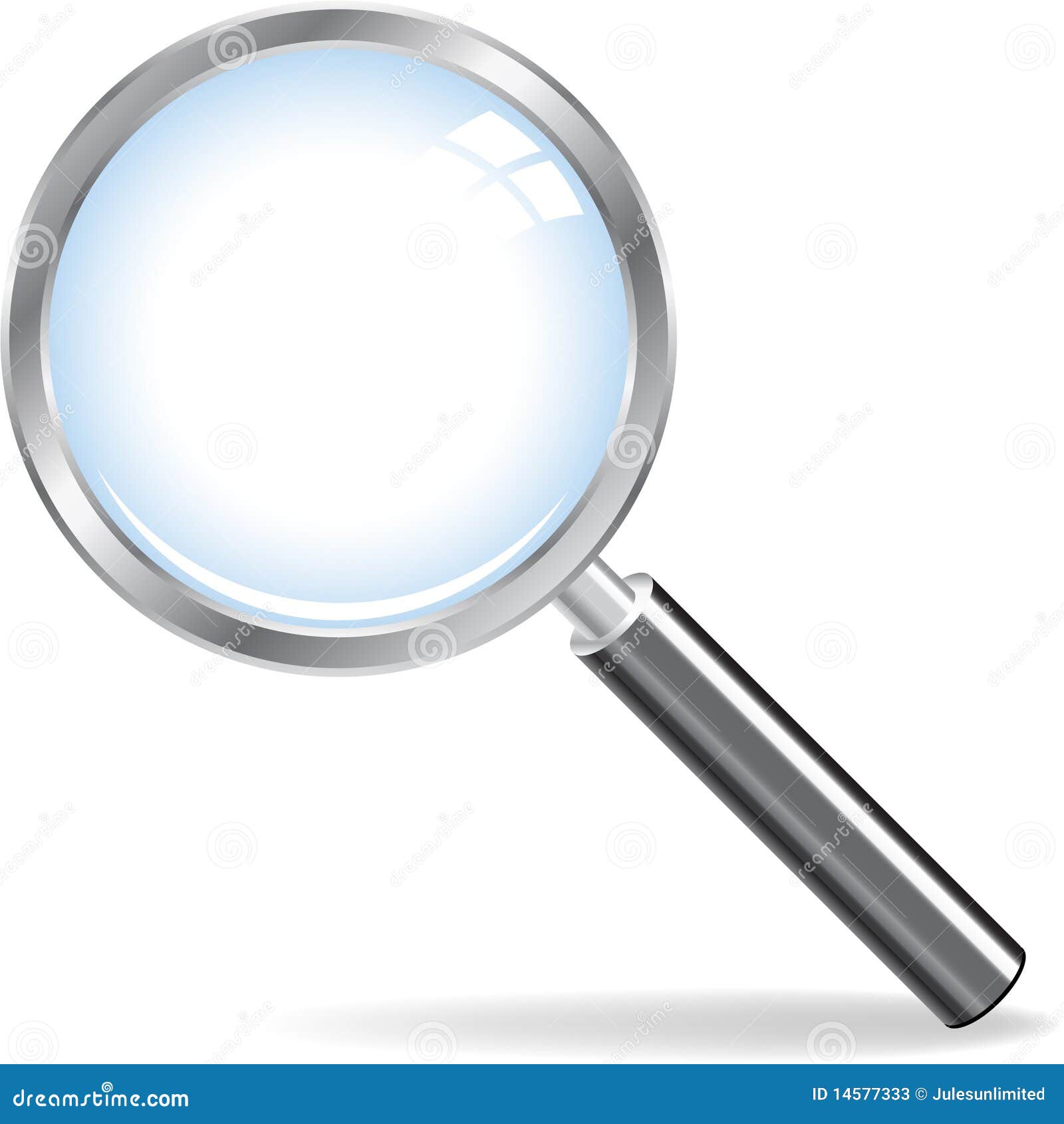 Vergrootglas stock illustratie. Illustration of beveilig - 14577333