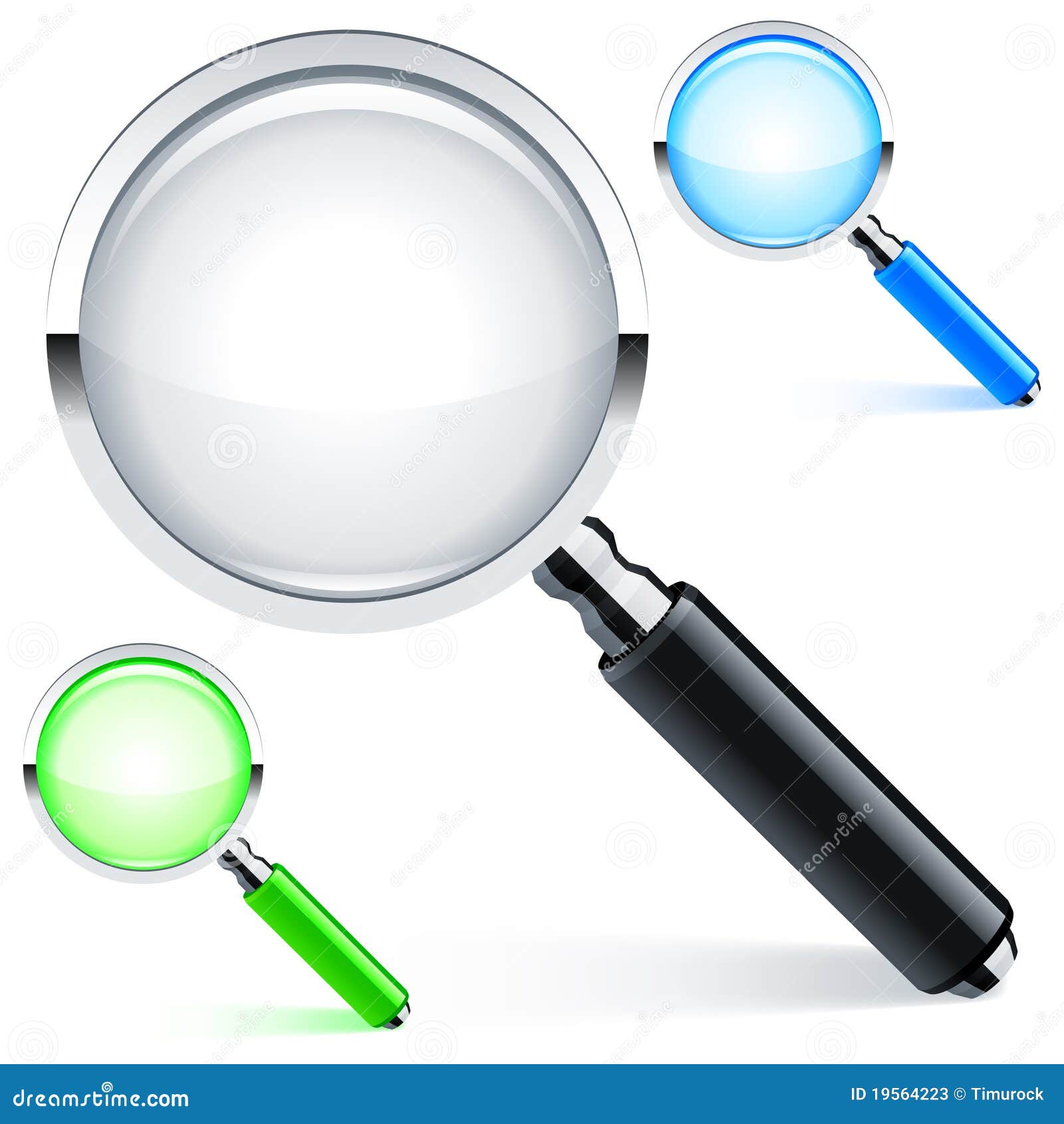 Vergrootglas. vector illustratie. Illustration of kijk - 19564223