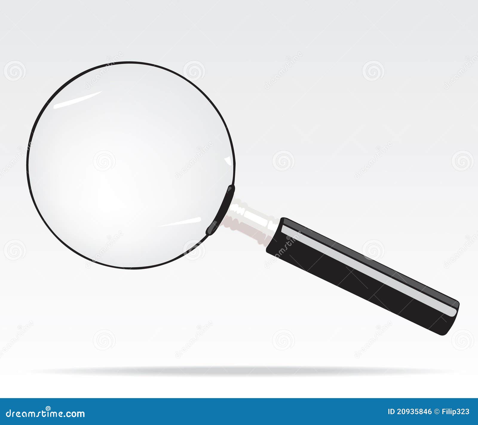 Vergrootglas vector illustratie. Illustration of macro - 20935846