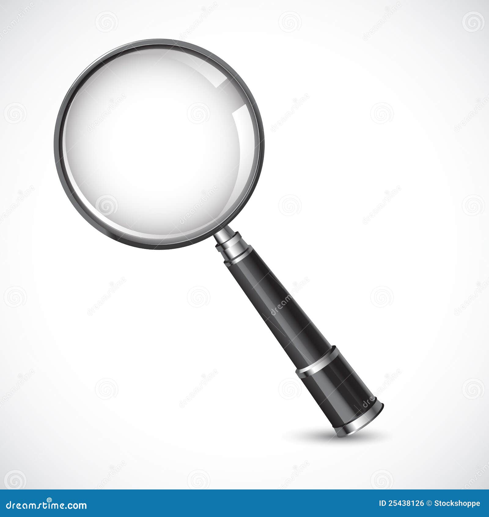 Vergrootglas vector illustratie. Illustration of observatie - 25438126