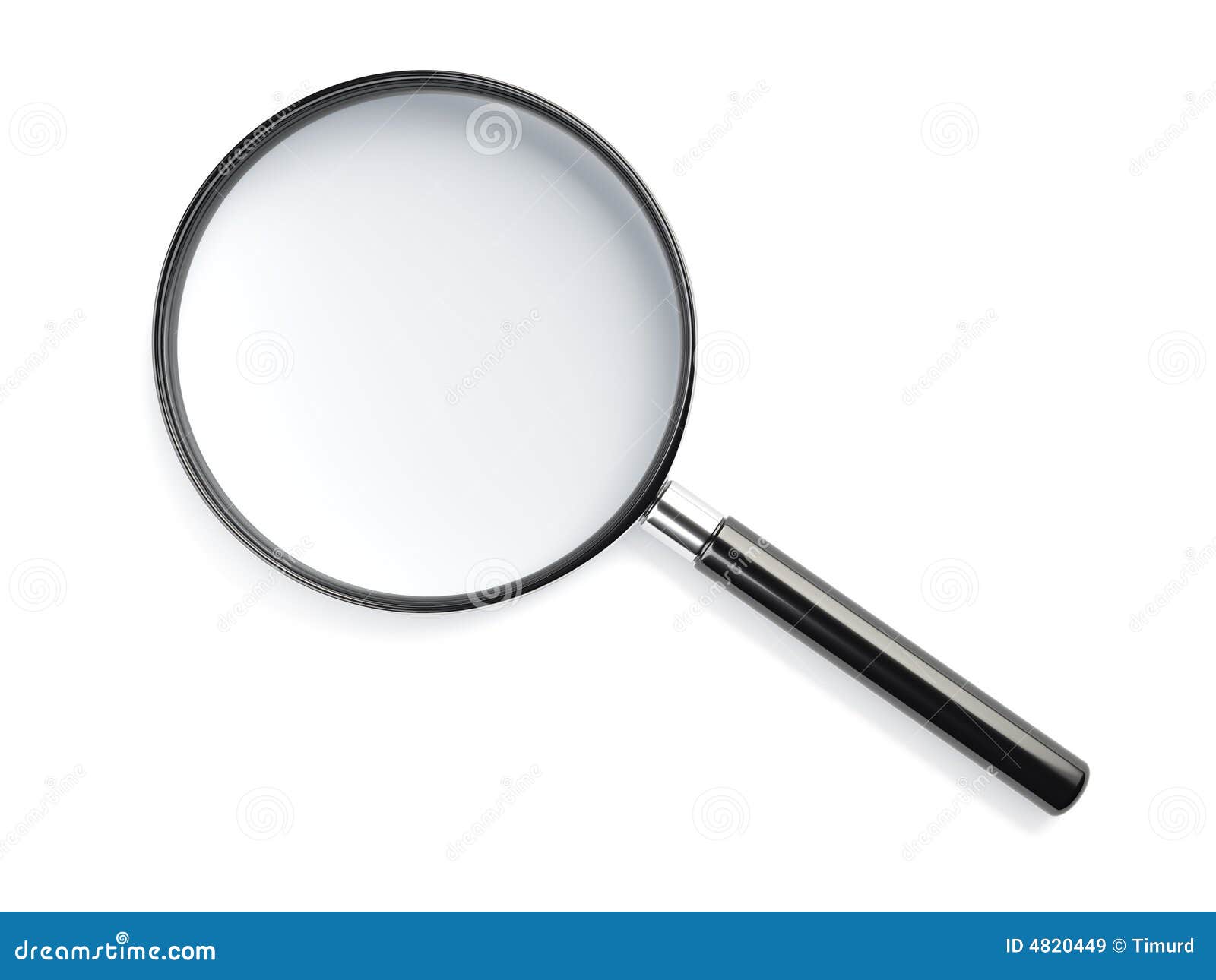 Vergrootglas stock illustratie. Illustration of transparant - 4820449